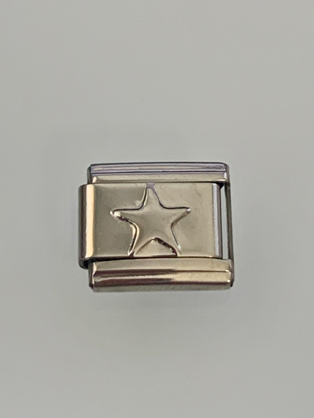 Star 9mm Italian Charm for Italian Charm Bracelets Stainless Steel 18K ...