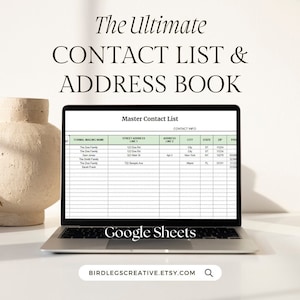 Google Sheets Mailing List - Etsy