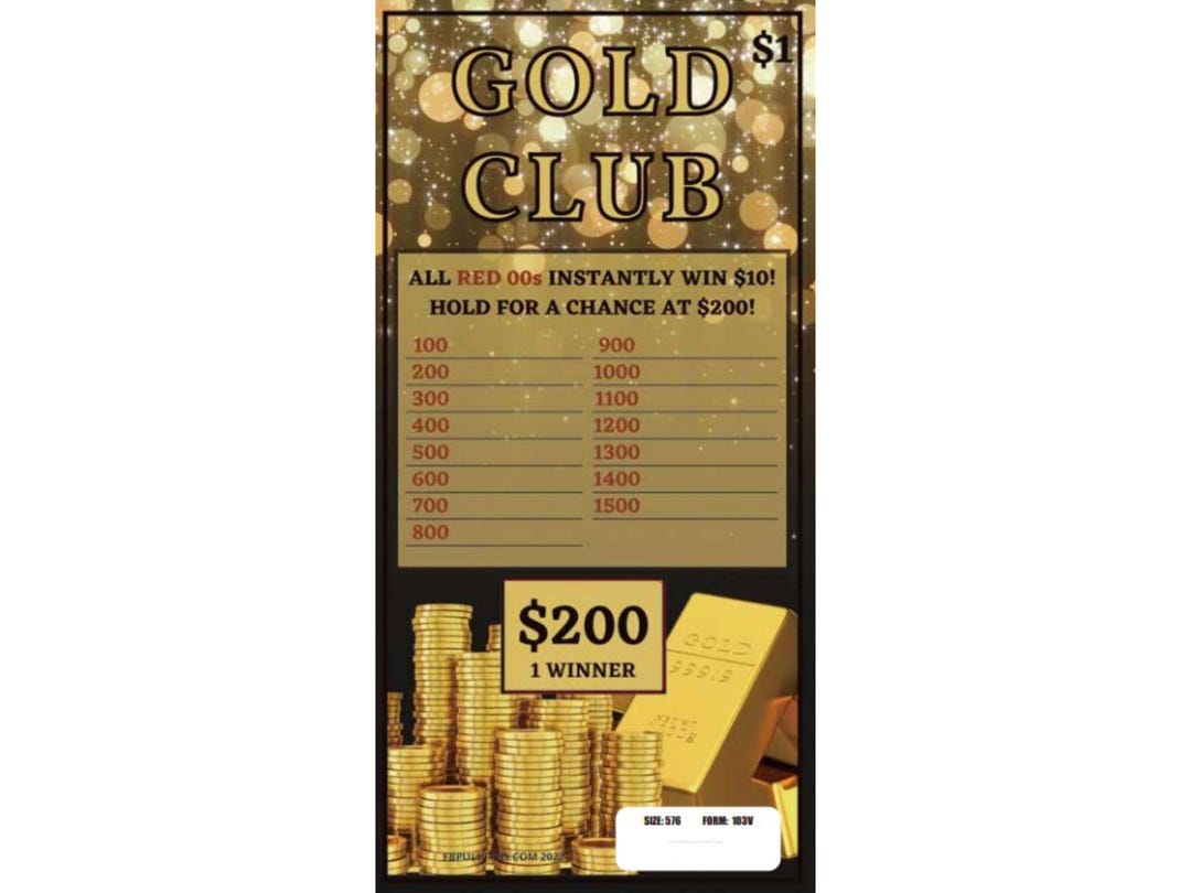 Gold Club pull Tabs Game - Etsy
