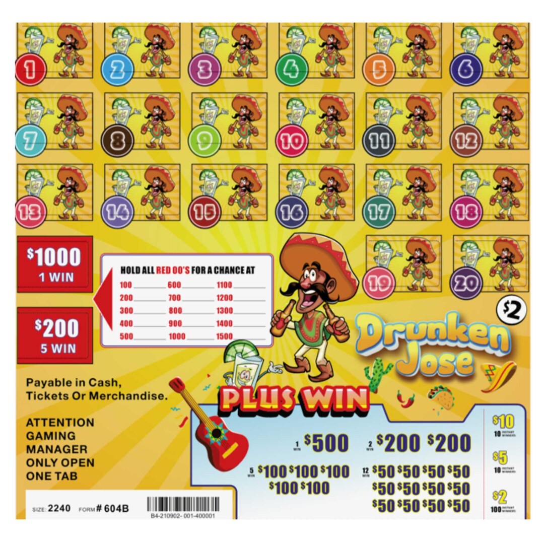 Drunken José 2240 Pull Tabs - Etsy