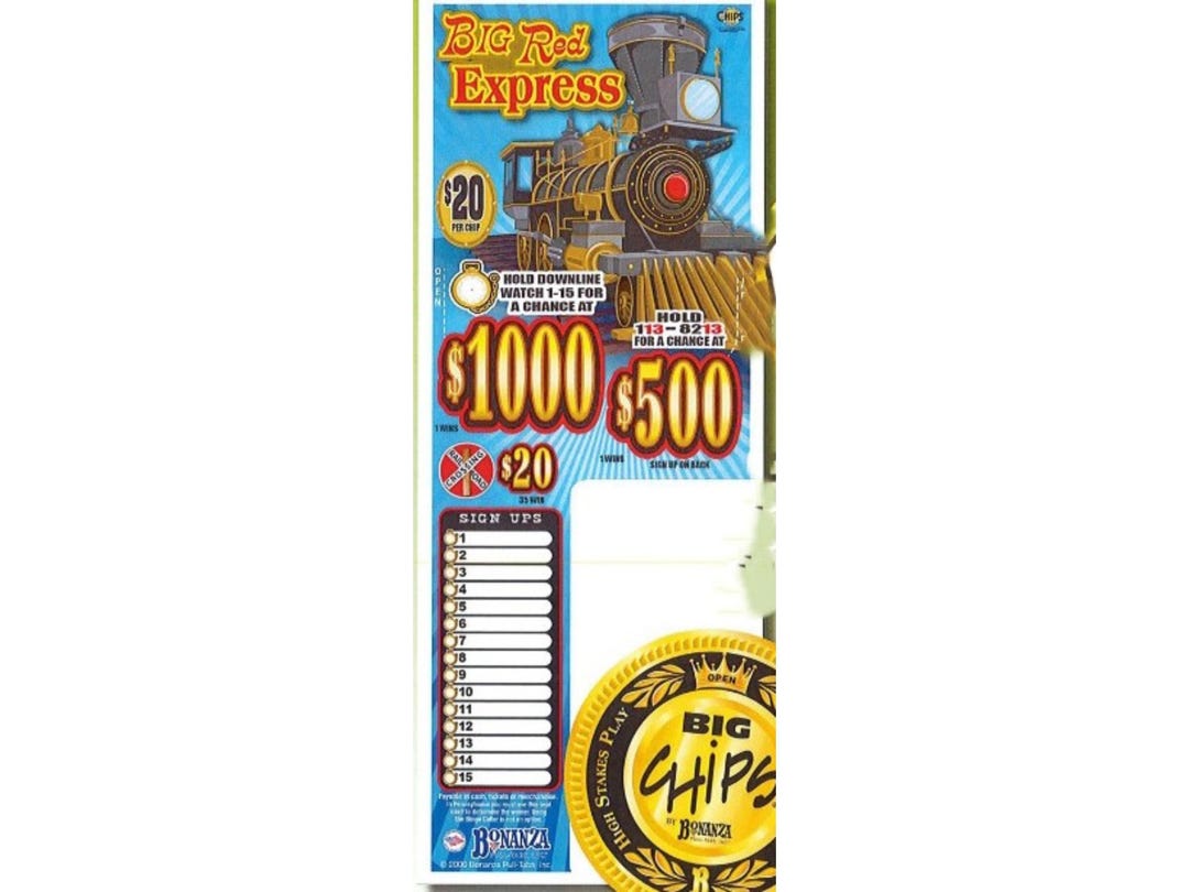 Big Red Express 20 Point Chips Pull Tabs Game - Etsy