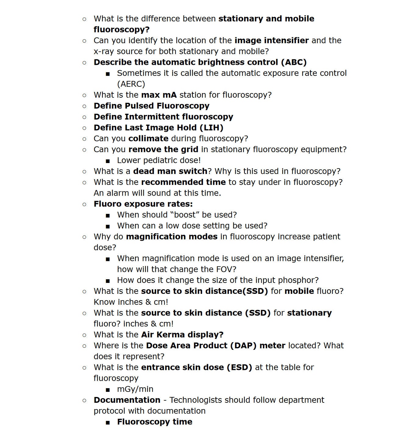 Radiology Technology ARRT Review Outline Notes Over 80 Pages PDF + Word ...