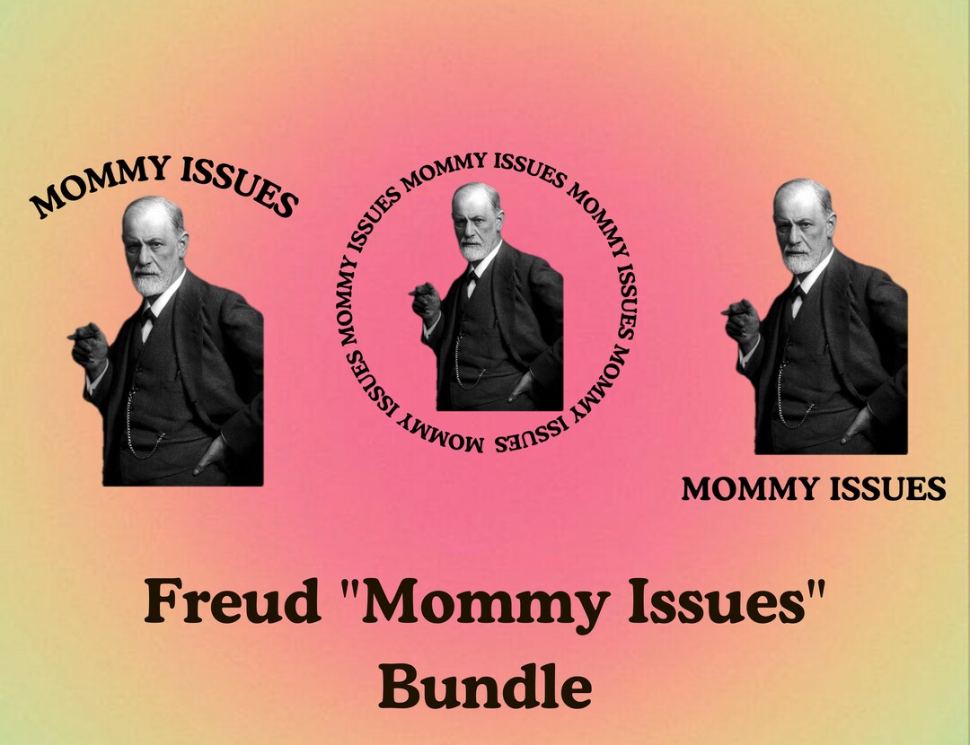 Freud Mommy Issues SVG Digital Printpsychology Sticker - Etsy
