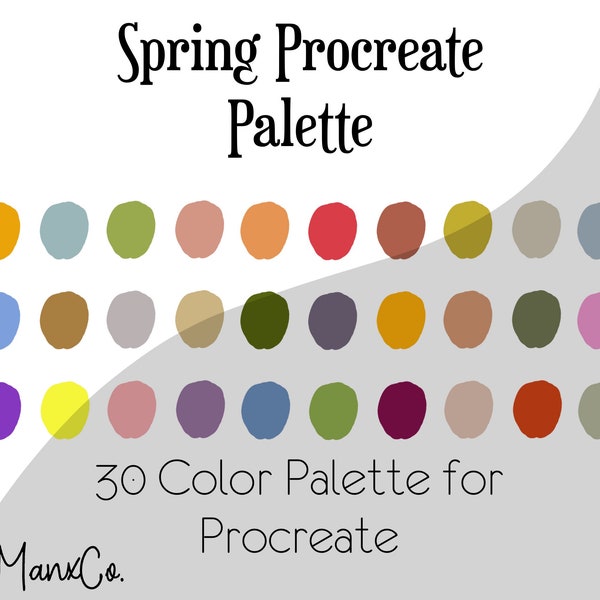 Spring Color Palette - Etsy