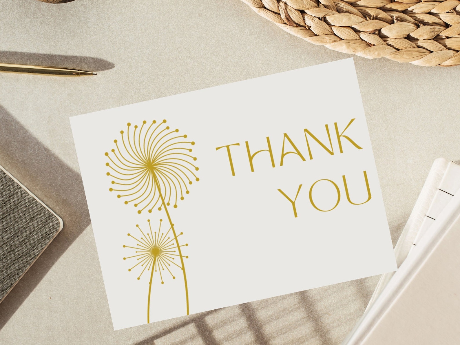 Printable Thank You Card Thank You Card Printable - Etsy