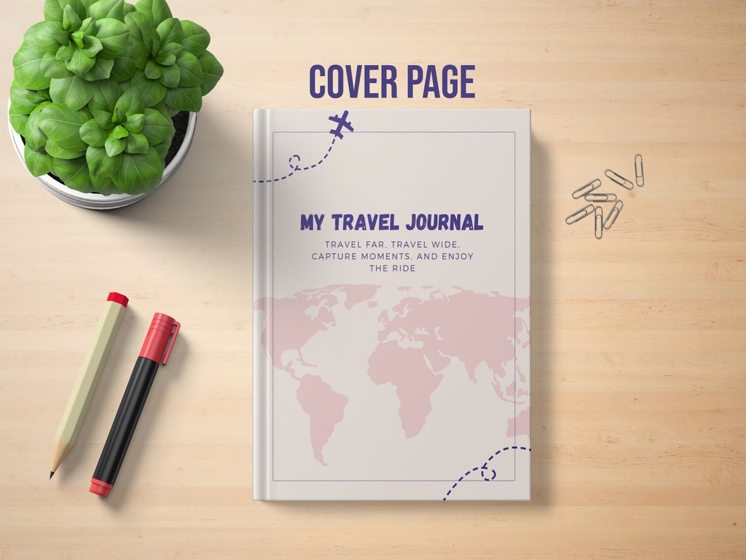 Printable Travel Journal, Travel Checklist, Travel Bucket List, Travel ...