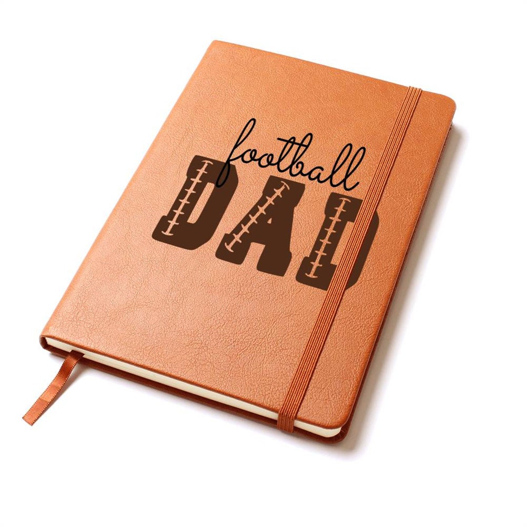 Football Dad Journal With a Leopard and Curly Hair Football - Etsy