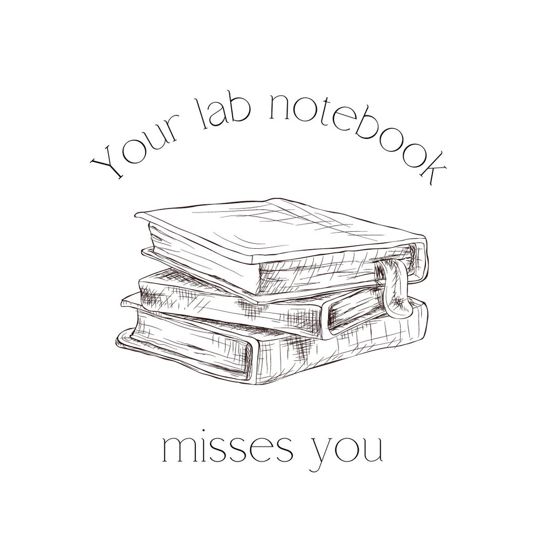 Lab Notebook Sticker - Etsy