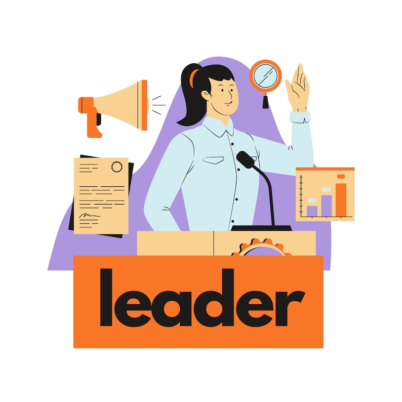 Leader / Public Speaker Sticker - Etsy