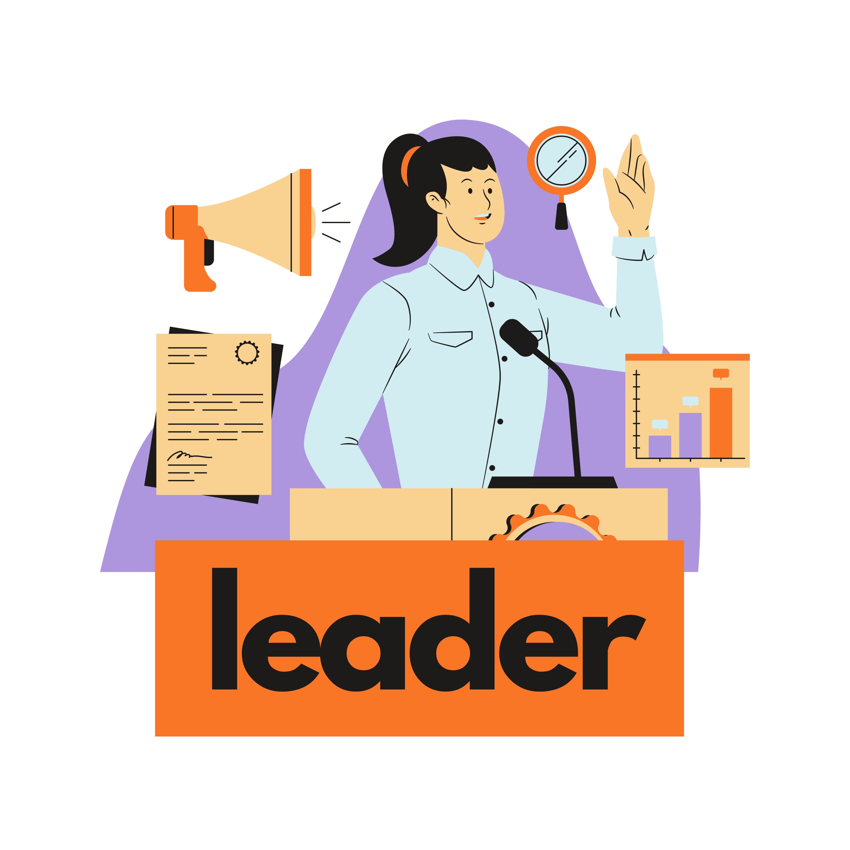 Leader / Public Speaker Sticker - Etsy