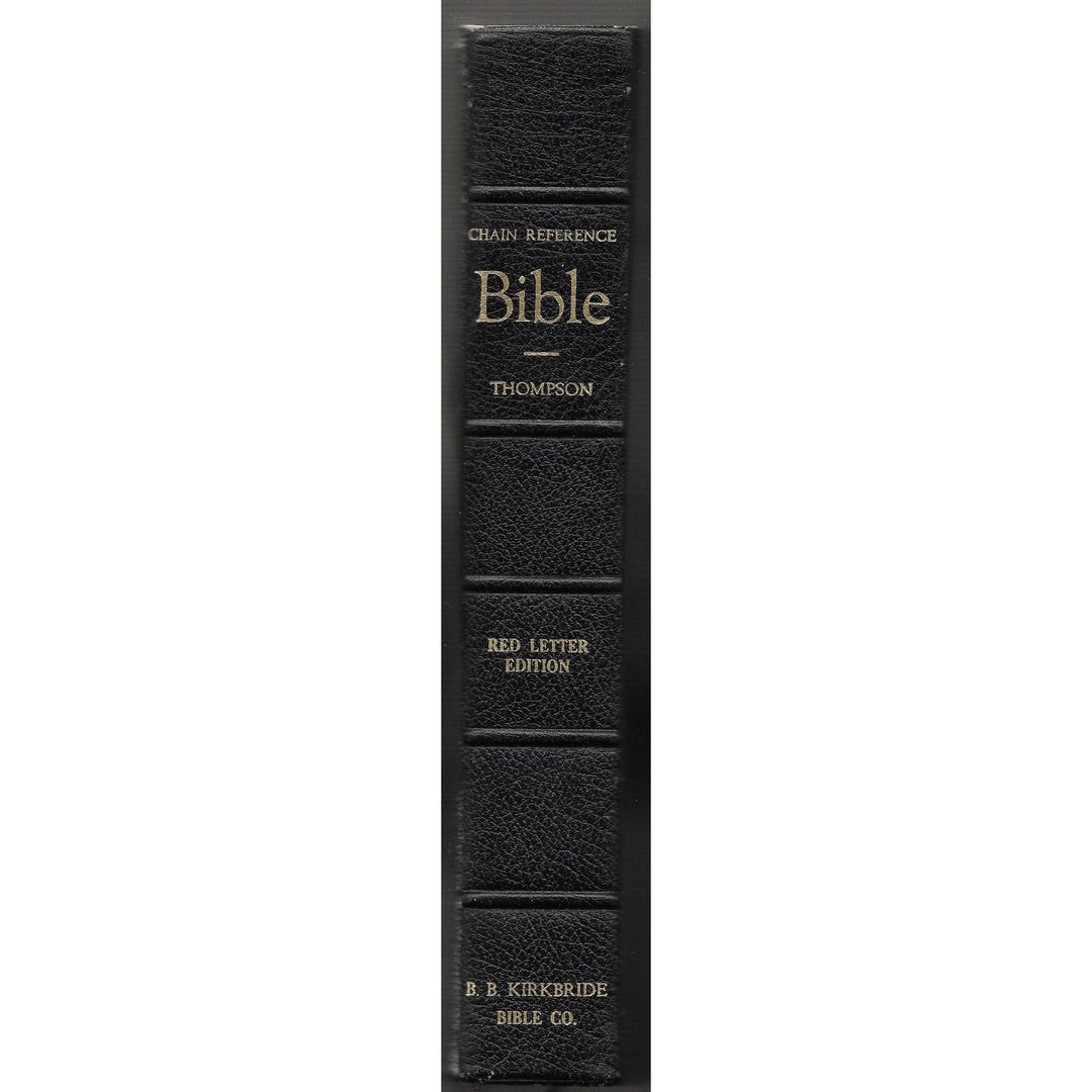 Thompson Chain Reference Bible KJV Red Letter Edition Leather Bound ...