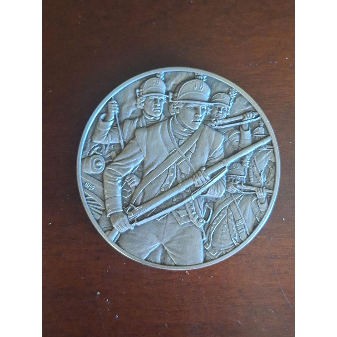Franklin Mint Pewter Great Women American Revolution Medal Deborah ...