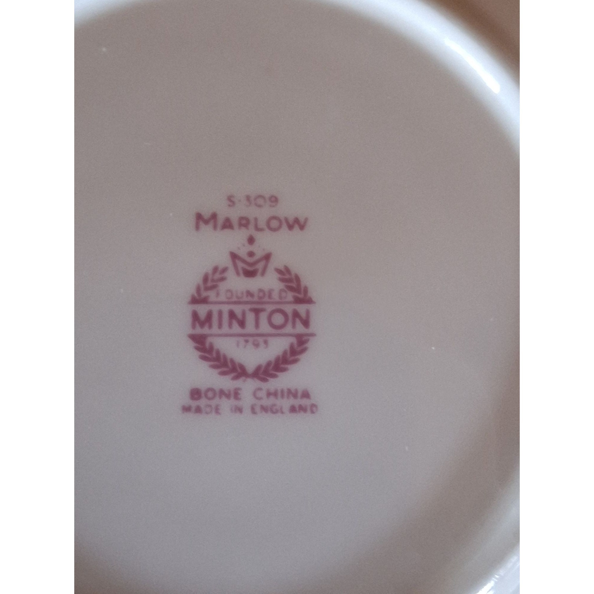 Set of 15 Pieces Minton S-108 Marlow Wreath Backstamp Bone China ...