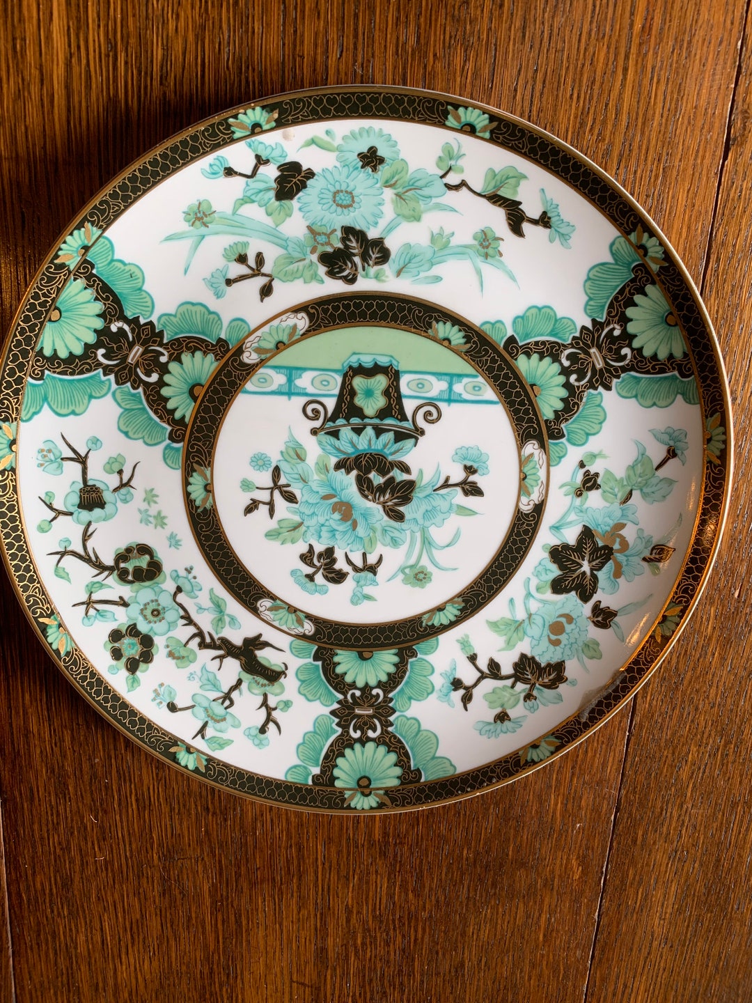 Green Wall Plate - Etsy