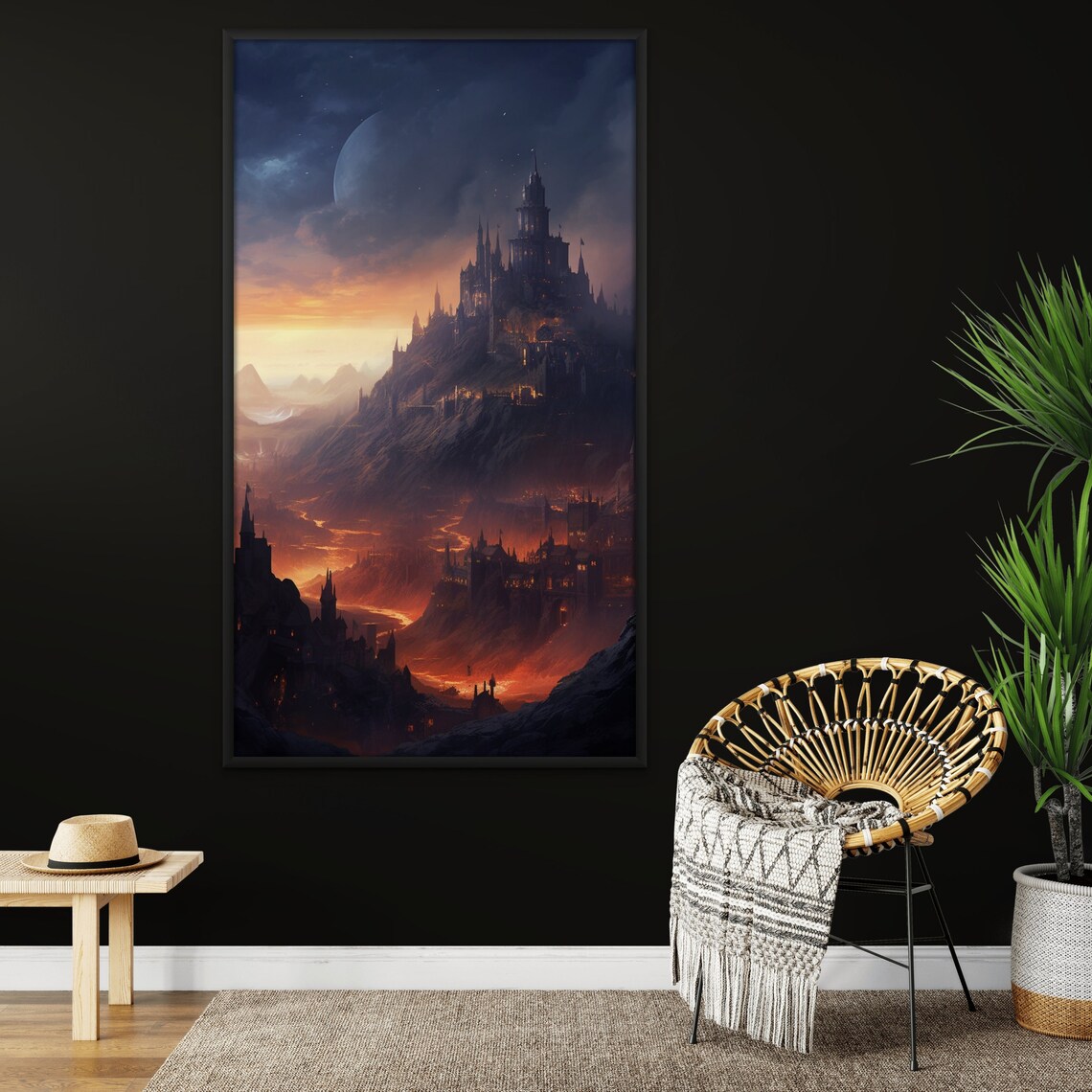 At Hells Gate Poster, Dark Underworld Theme, Fantasy Art, Desolate ...