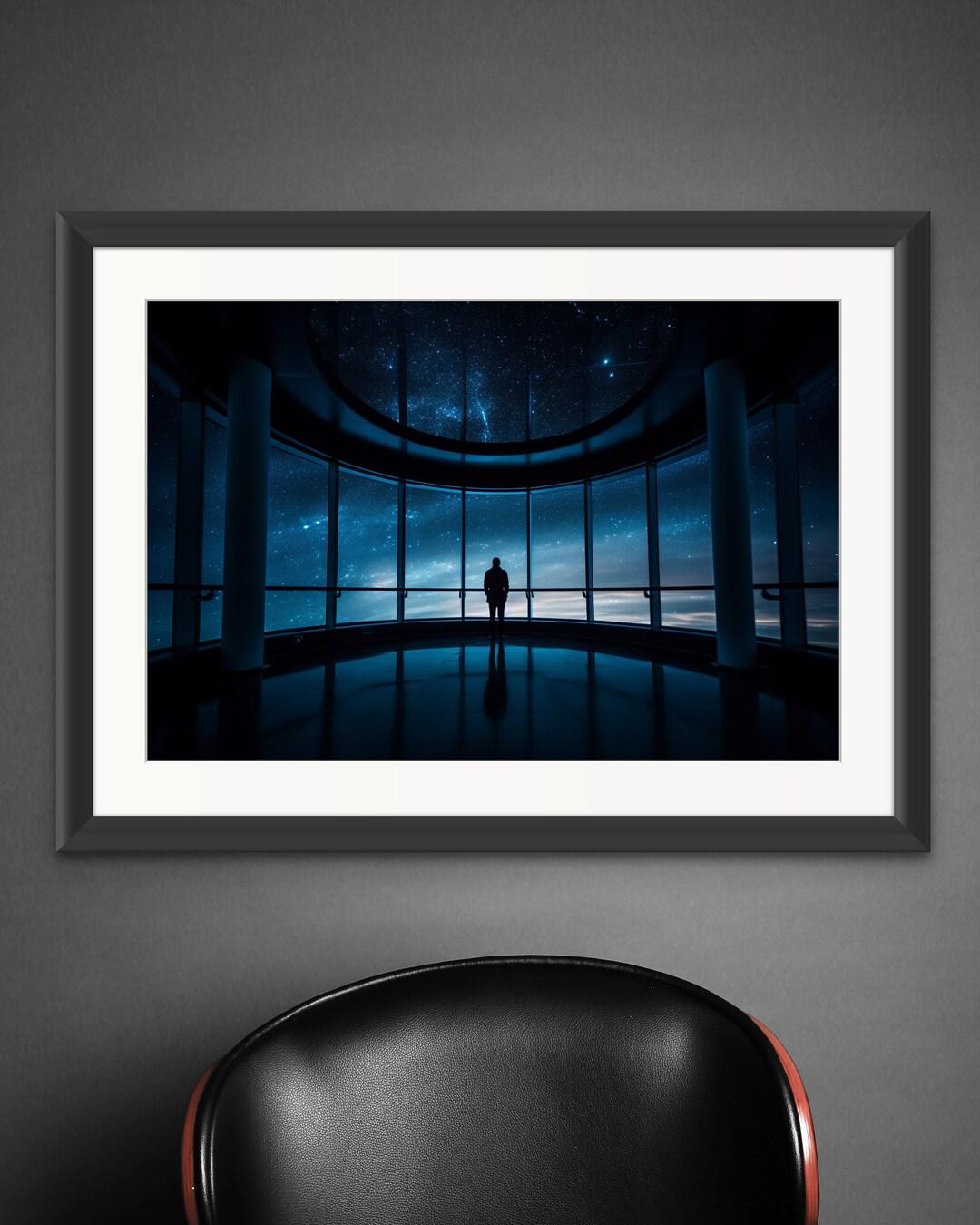 Mysterious Man Poster, Universe Print, Galactic Design Art, Fantasy ...