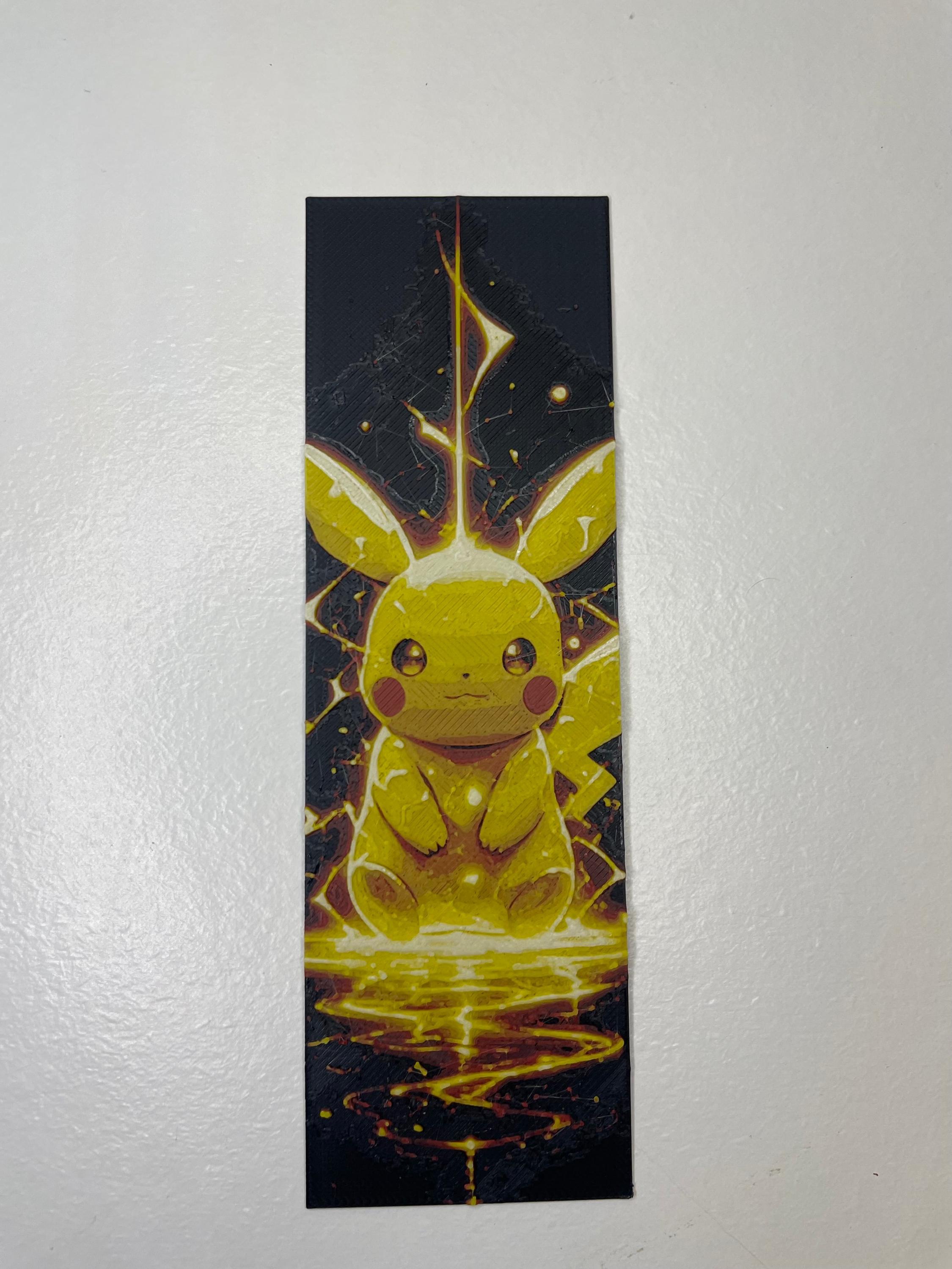 Pokemon 3D Printed Bookmark - Pikachu - Etsy