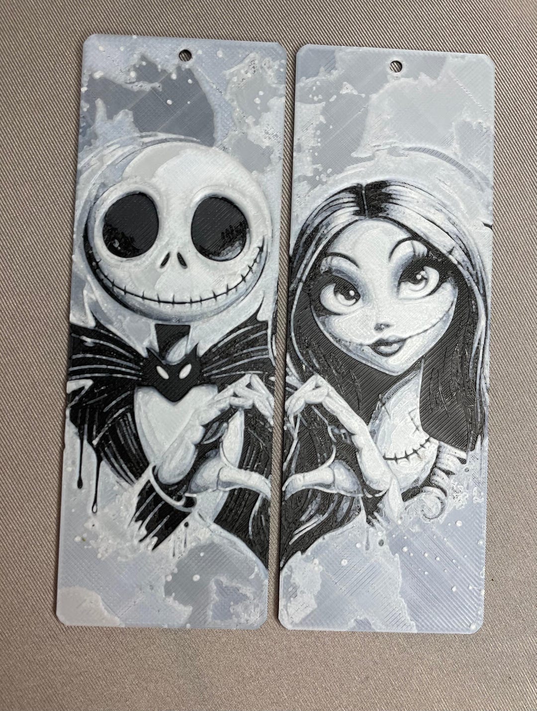 Jack and Sally Matching Bookmarks - Etsy