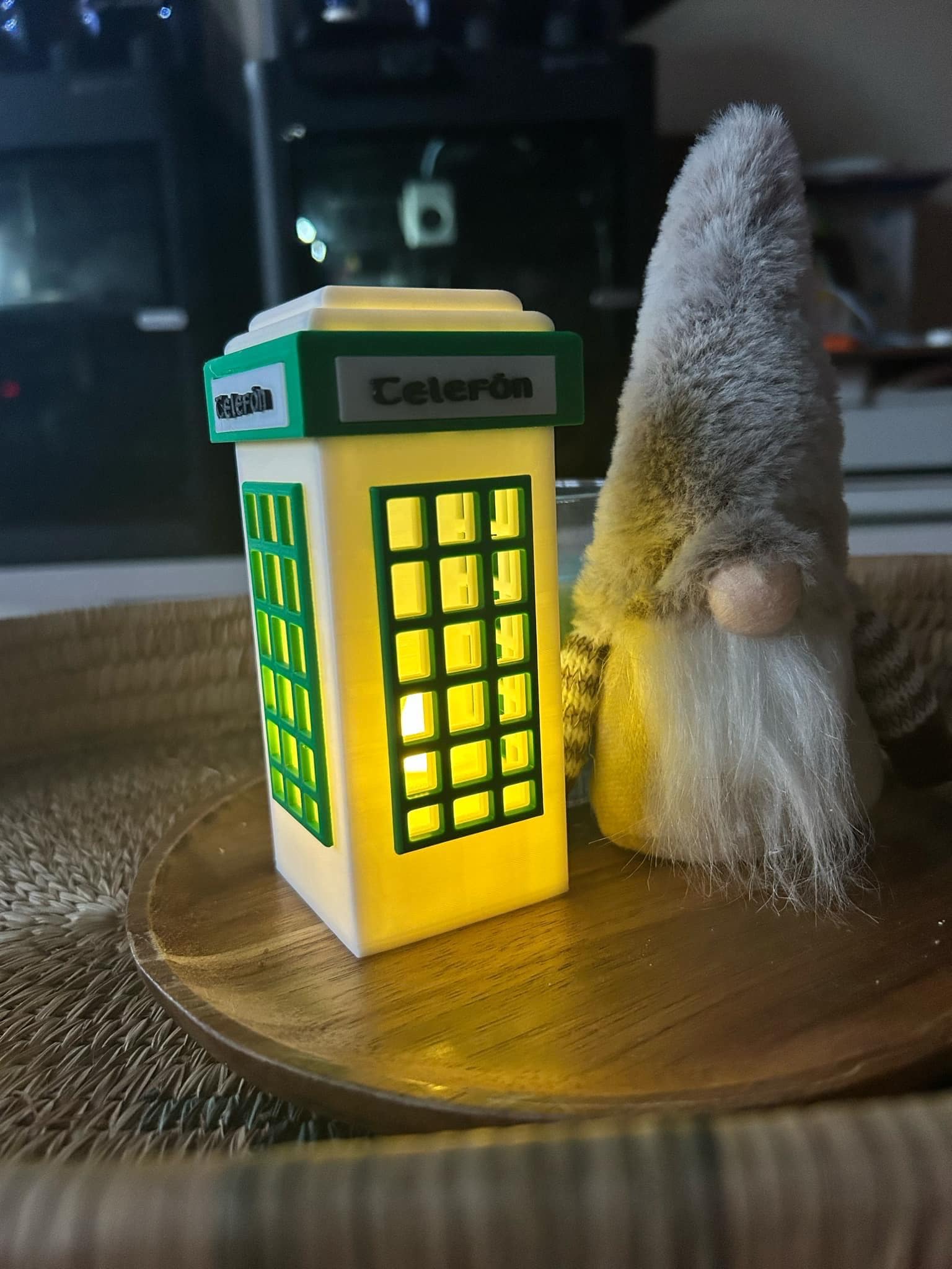 Old Irish Phone Box Replica - 3D Printed Electronic Tea Light Holder - Etsy