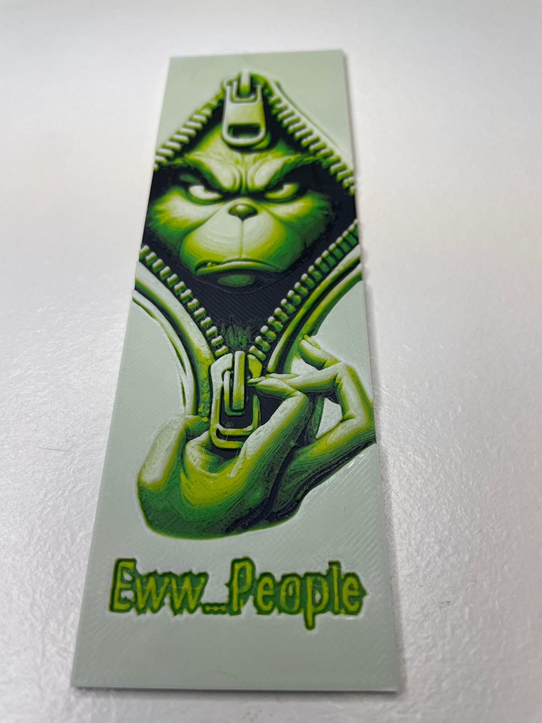 The Grinch - 3D Printed Bookmark - Etsy