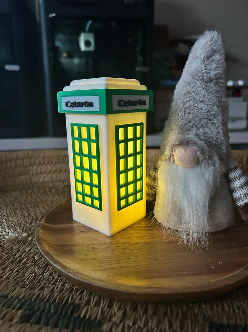 Old Irish Phone Box Replica - 3D Printed Electronic Tea Light Holder - Etsy