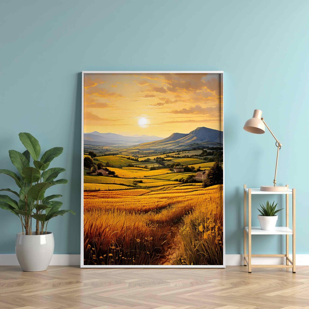 Vintage European Printable Art | Landscape Wall Art Print | Gallery ...