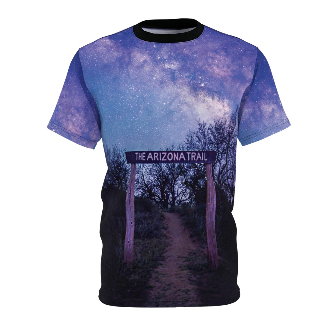 Arizona Trail Shirt With Milky Way, Gift for Arizona Trail Hiker ...