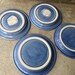 Handmade Ceramic Plate Set, Periwinkle Blue Pottery - Etsy