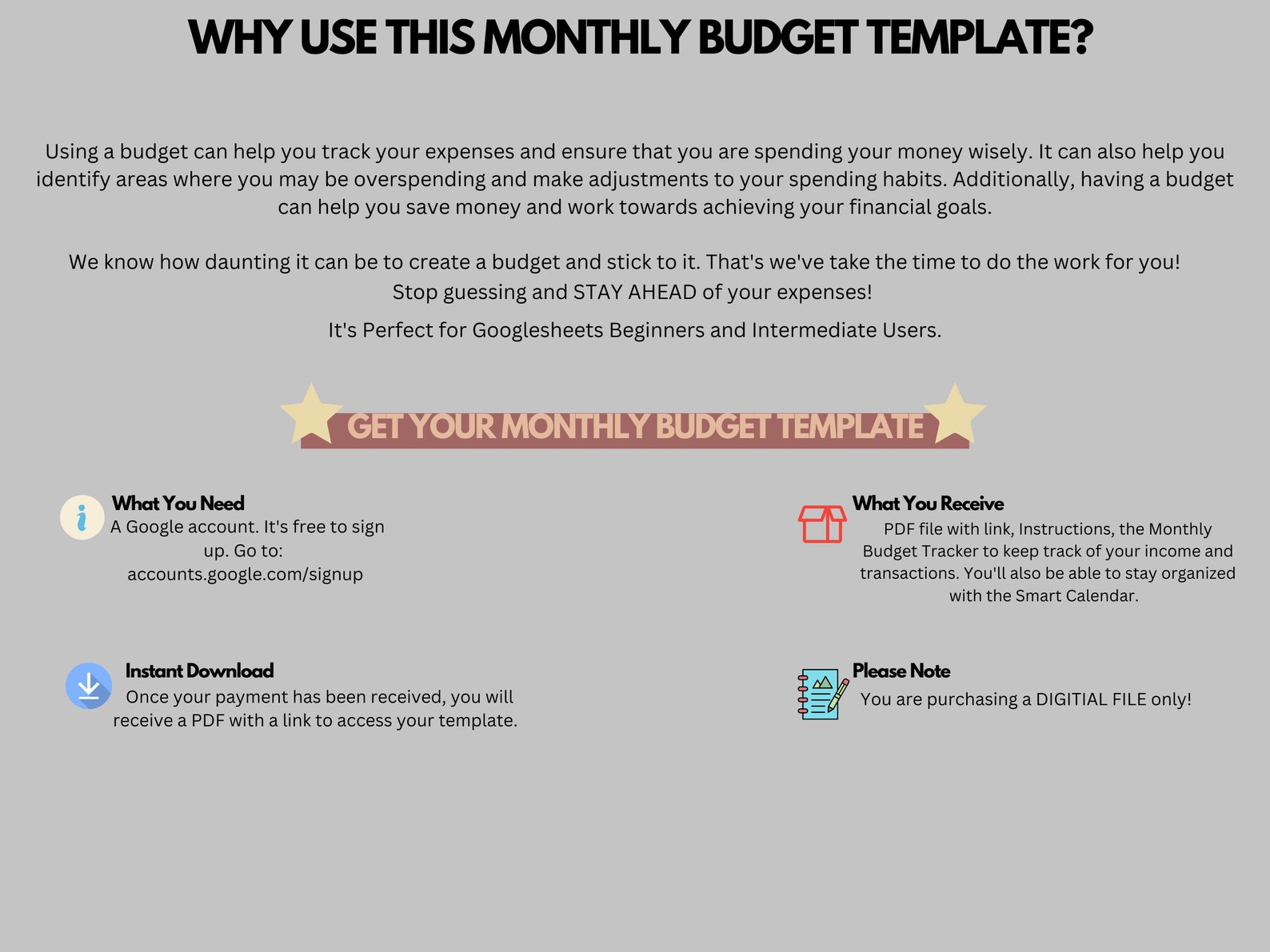 Digital Monthly Budget Planner • Google Sheets Boho Budget Template ...