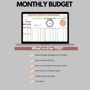 Digital Monthly Budget Planner • Google Sheets Boho Budget Template ...