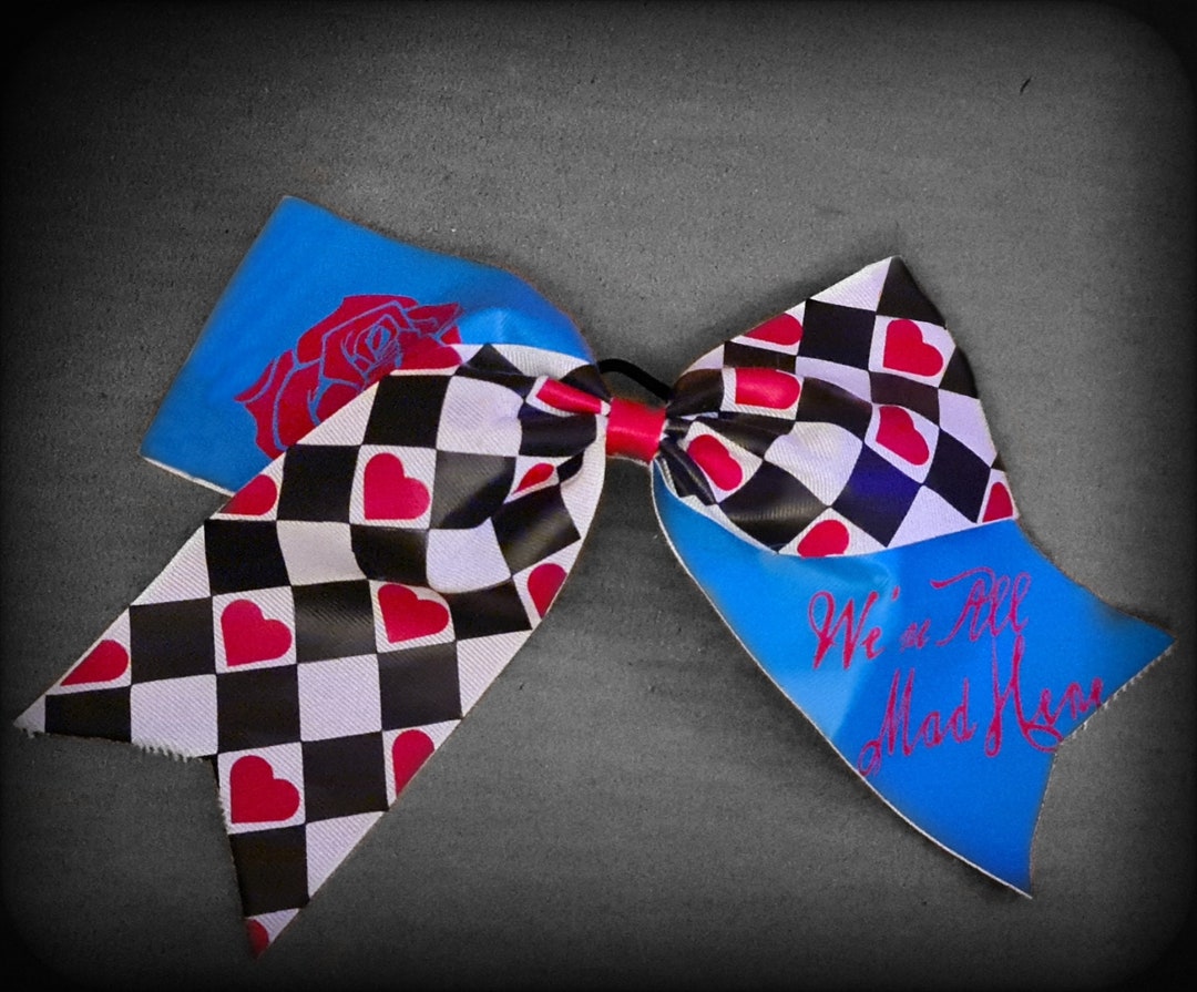 Hand Made Alice in Wonderland Inspired Bow Custom Designed Hair Bow ...