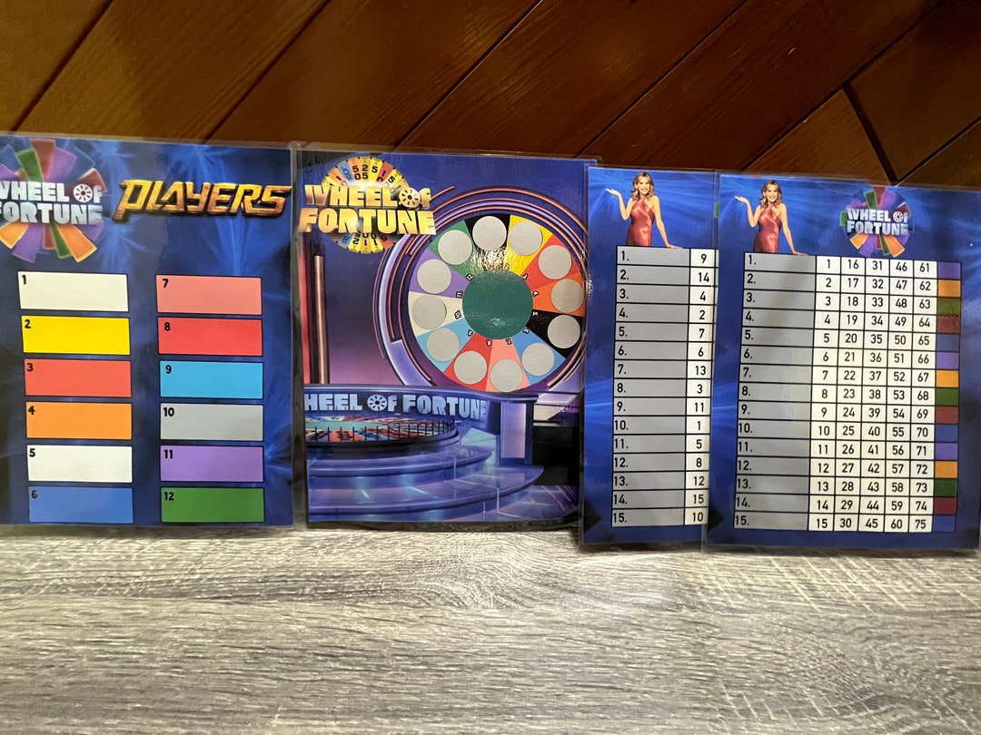 Wheel of Fortune Scratch Ticket - Etsy