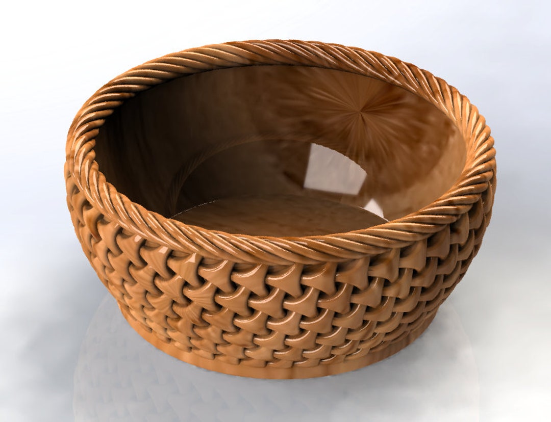 Intricate Bowl Design STL/STP Files for CNC or 3D Printer - Etsy