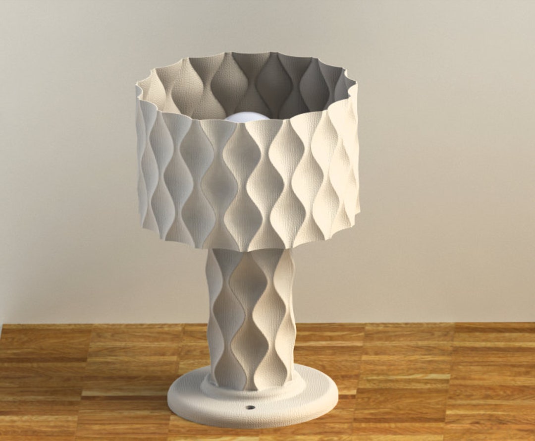 Lamp Shade for Night Stand. Digital File for 3d Printing. 3D Lamp, 3D ...