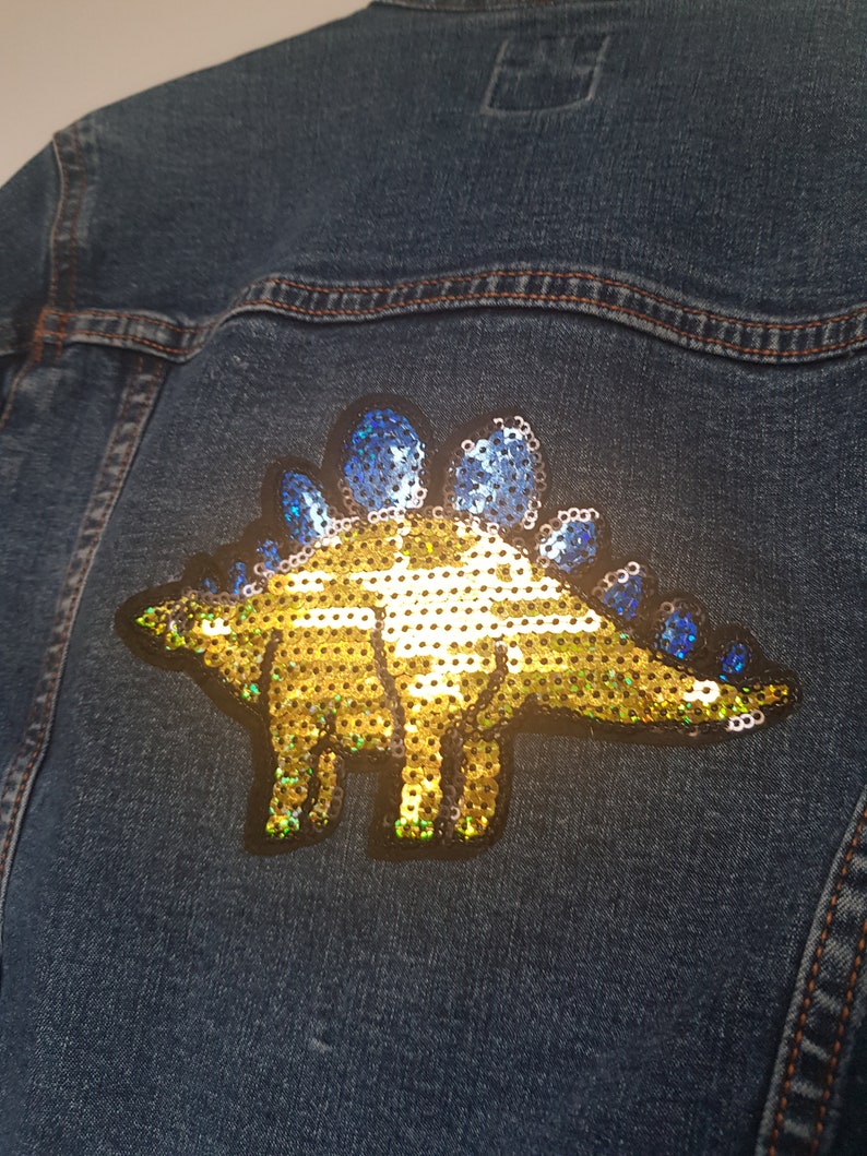 Dino Diva Denim Jacket 4 Years - Etsy
