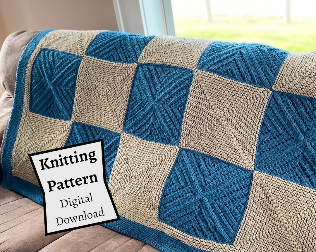 Knitting Bee Quilt || Knitting Pattern || Digital Download - Etsy