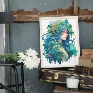 June Goddesses Watercolor Digital Clipart Bundle High-quality PNG ...