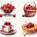 Watercolor Cherry Clipart Bundle: PNG Images of Fresh Delicious ...