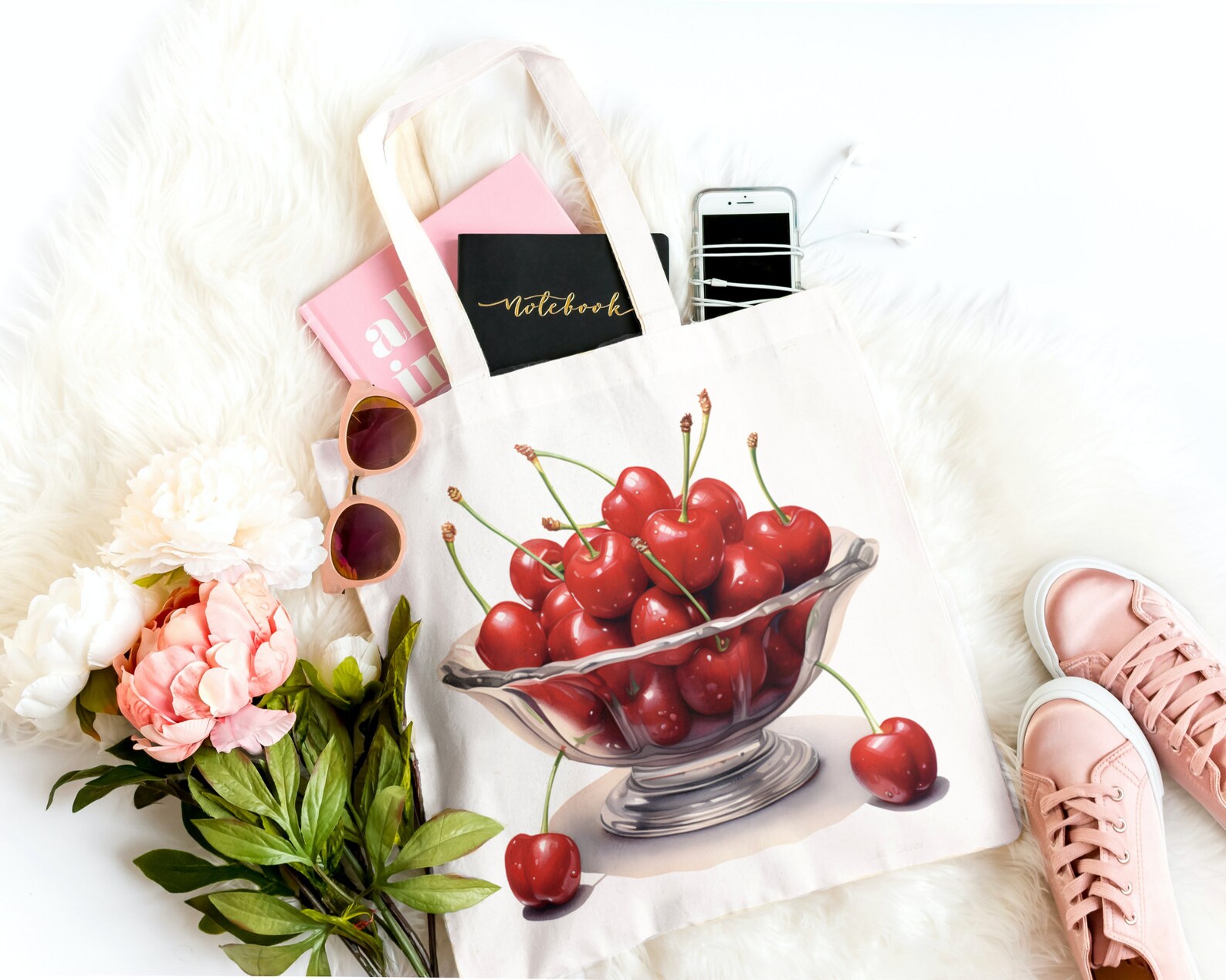 Watercolor Cherry Clipart Bundle: PNG Images of Fresh - Etsy