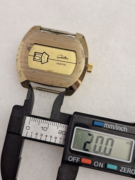 Retro Jump Hour Watch Chateau Digital Swiss Watch On … - Gem