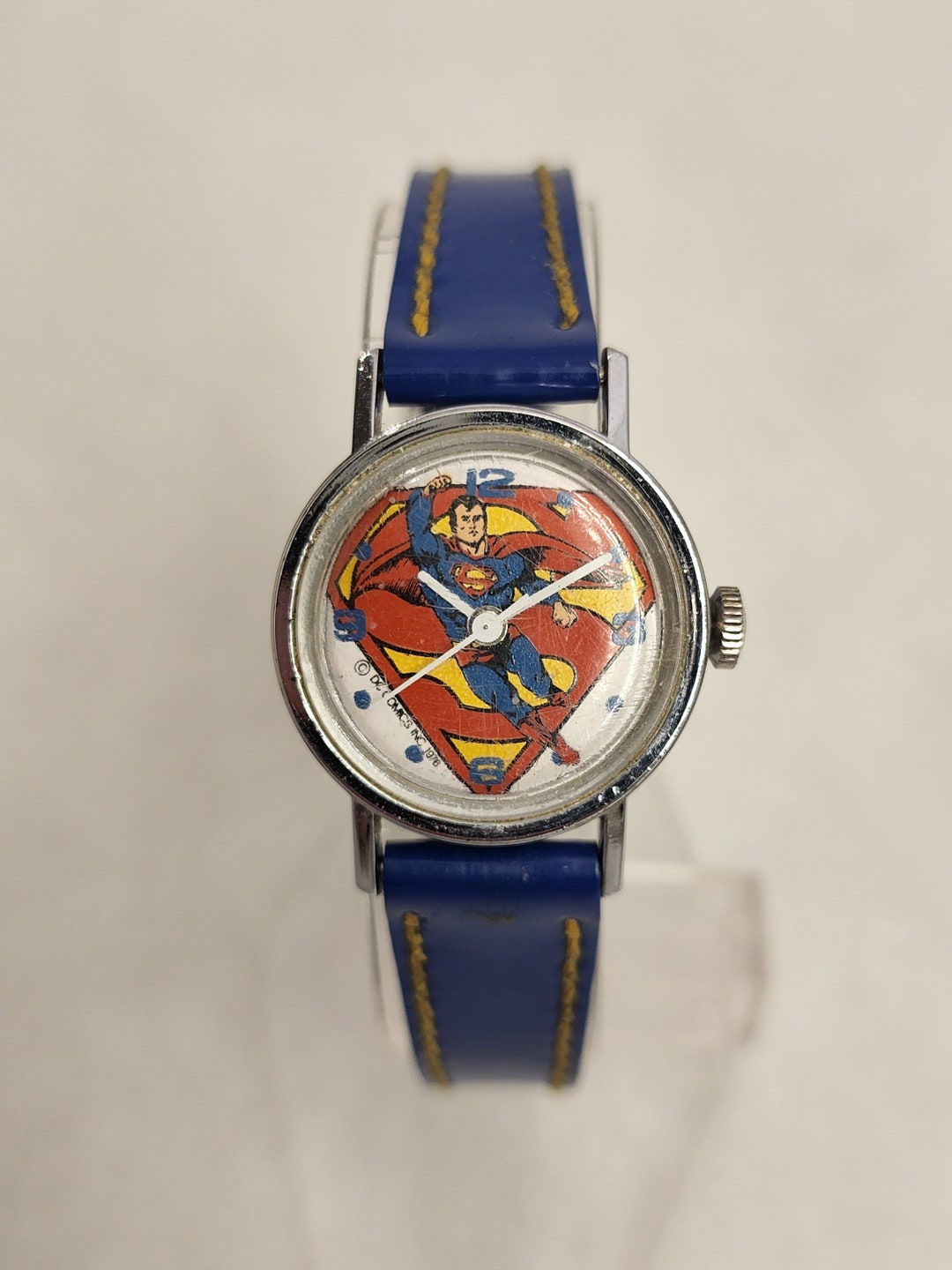 Vintage Superman Watch Mechanical Manual Winding Watch for Repair/not ...