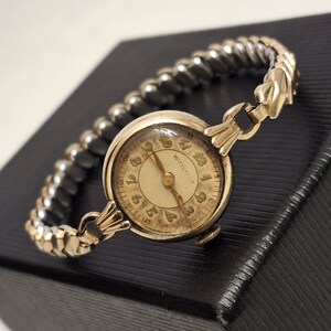 Antique Gold Plated Womens Watch Wittnauer Manual Wind With Second Hand ...