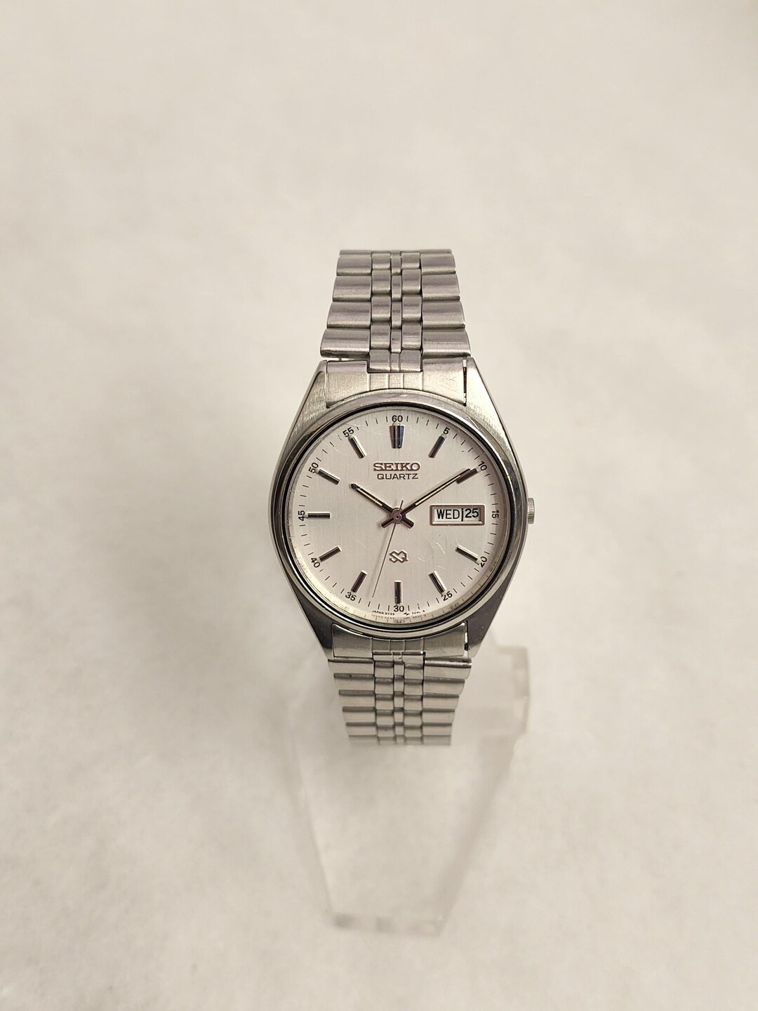 Retro Seiko Watch Seiko SQ With Day and Date Window and Original ...