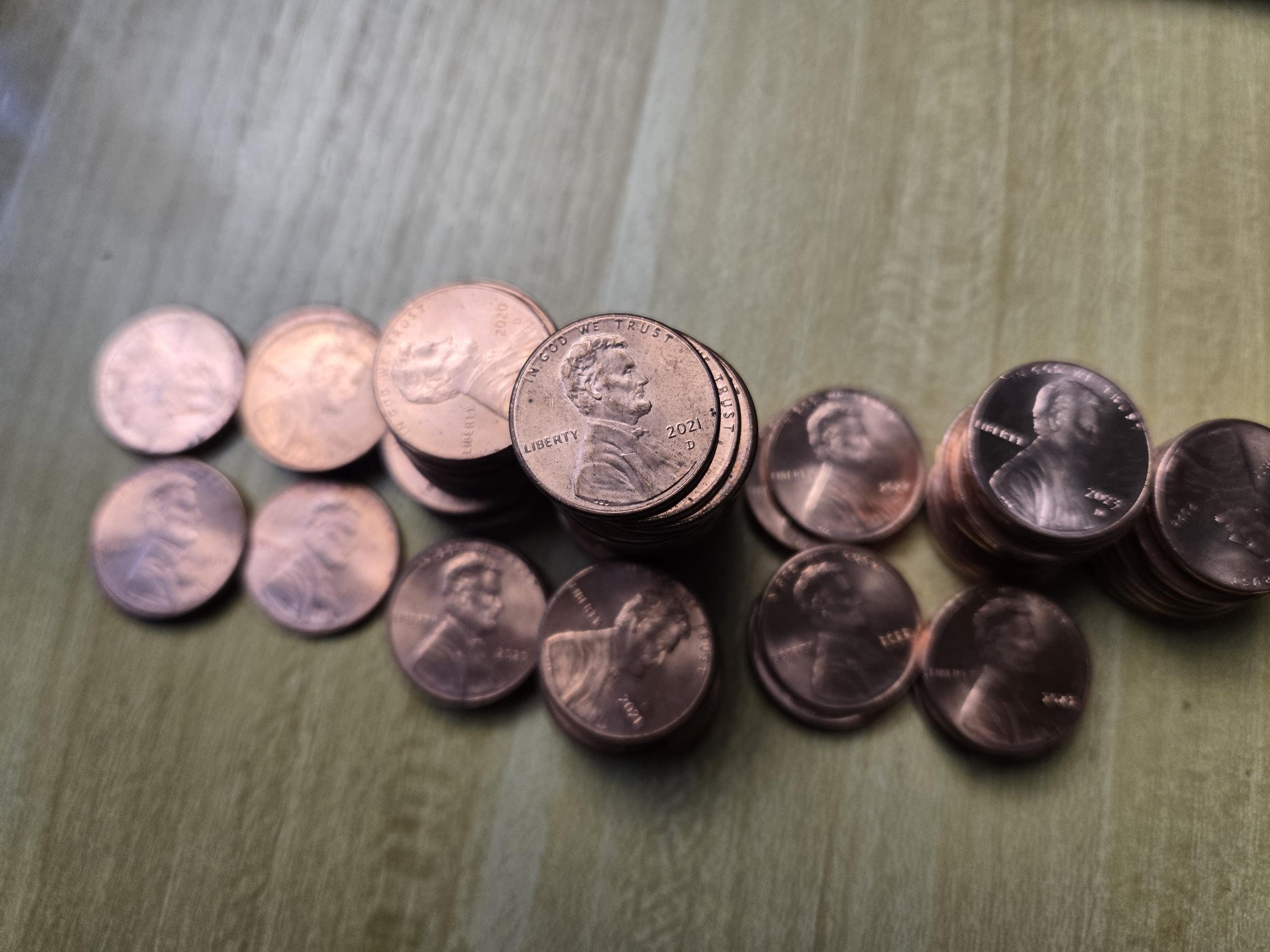 Pennies From 2020s, 1 Cents From 2025, 2024, 2023, 2022, 2021, 2020 - Etsy