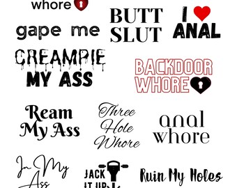An*l Collection - Adult Temporary Tattoos - Submissive, Kinky, BDSM, D ...