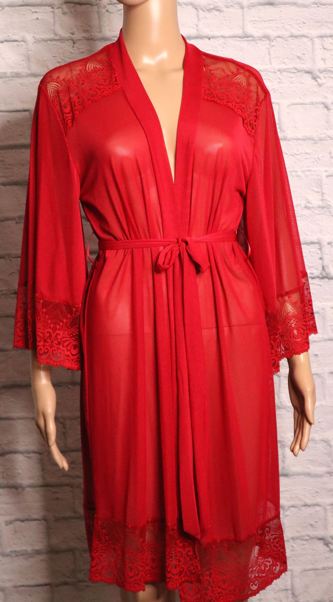 Sheer Short Robe - Etsy