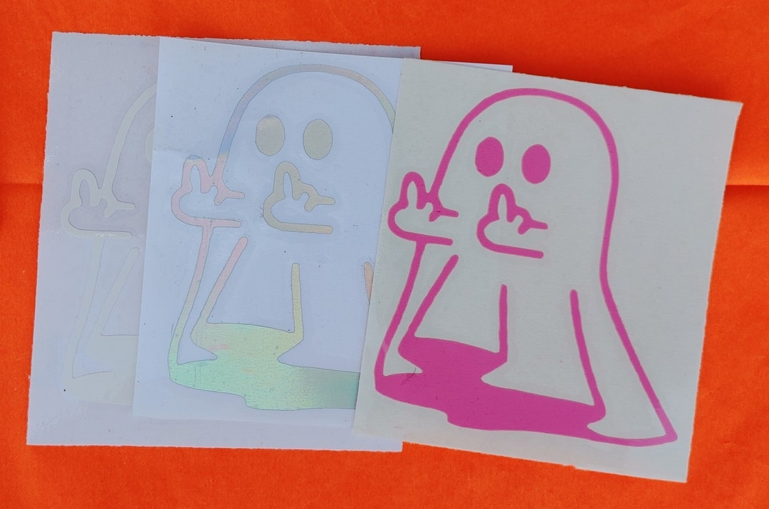FU Boo Ghost Decal - Etsy