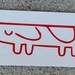 Long Dog Decal Sticker , Car Window - Etsy
