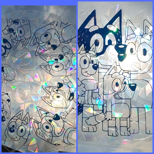 Bluey Window Decor - Etsy New Zealand