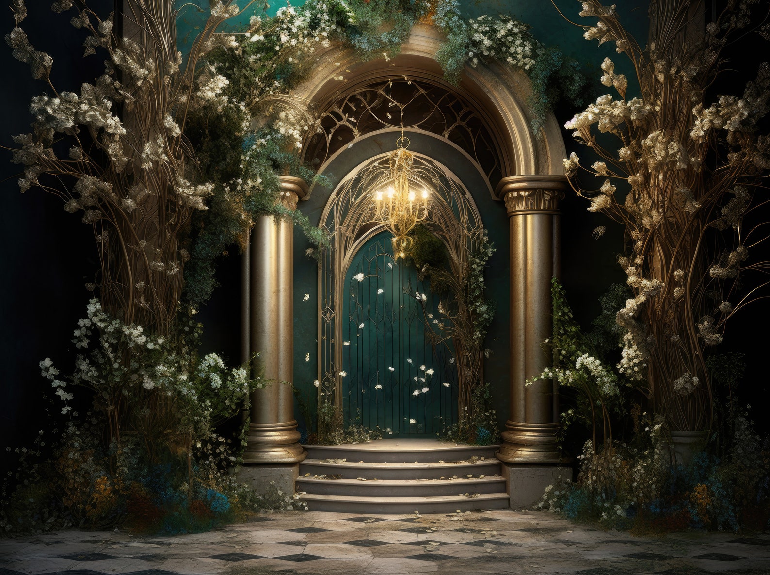 Fantasy Palace Digital Backdrop Collection - 55 JPEG Files for Instant ...